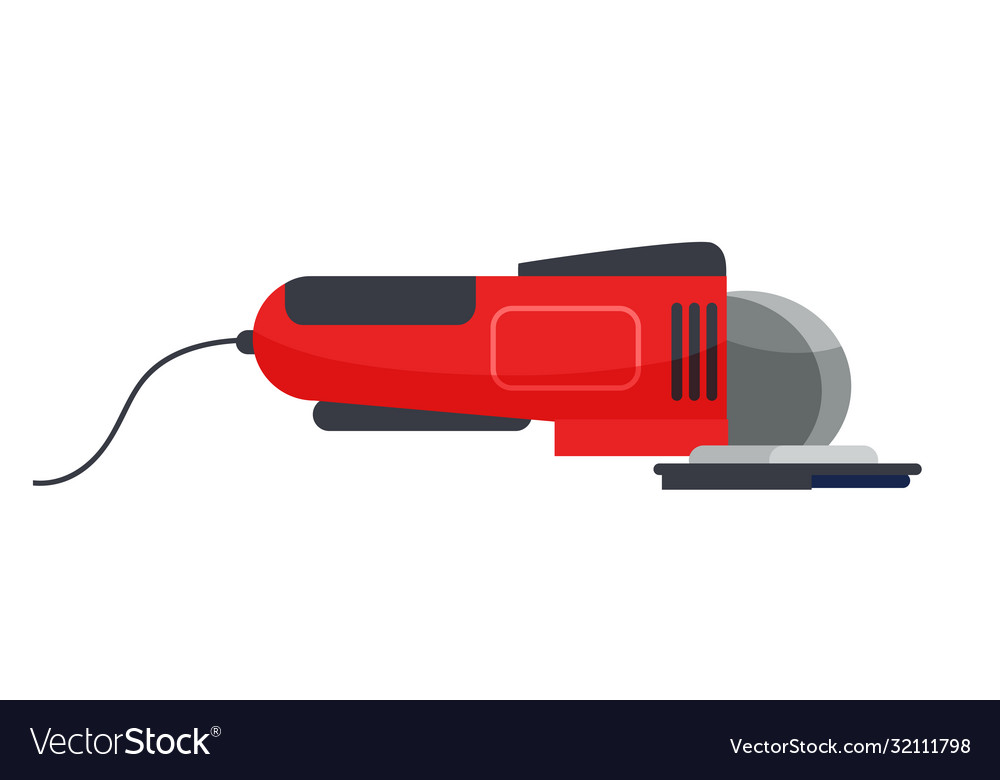 Grinding machine flat Royalty Free Vector Image