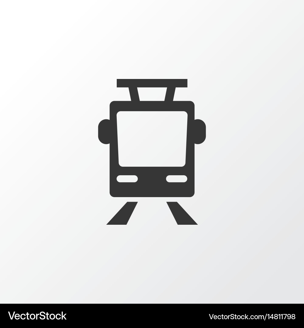 Tram icon symbol premium quality isolated Vector Image