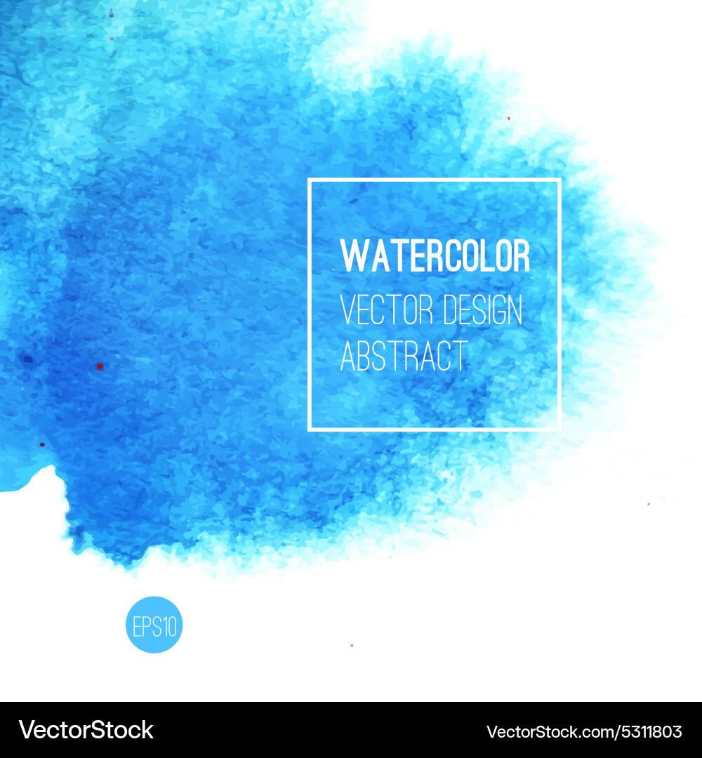 Abstract watercolor background Royalty Free Vector Image