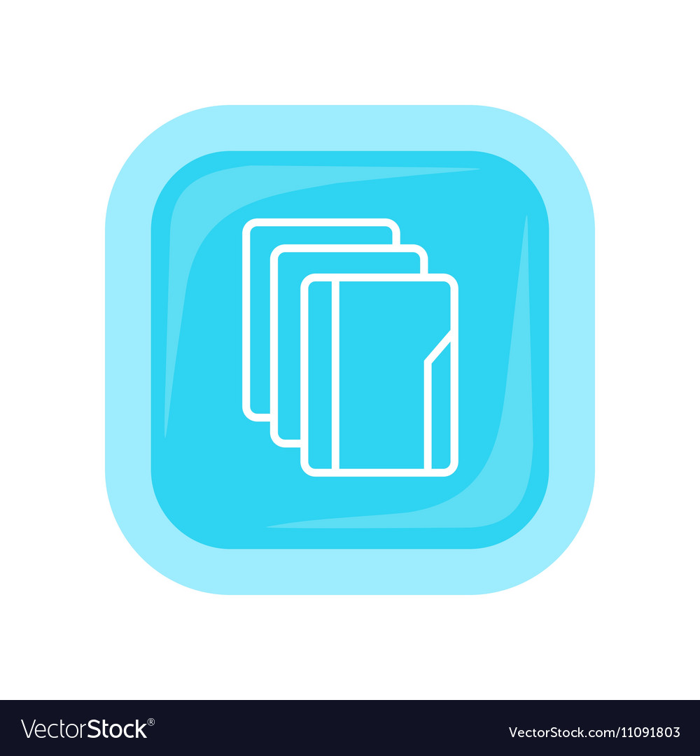 Document Folder Icon Royalty Free Vector Image