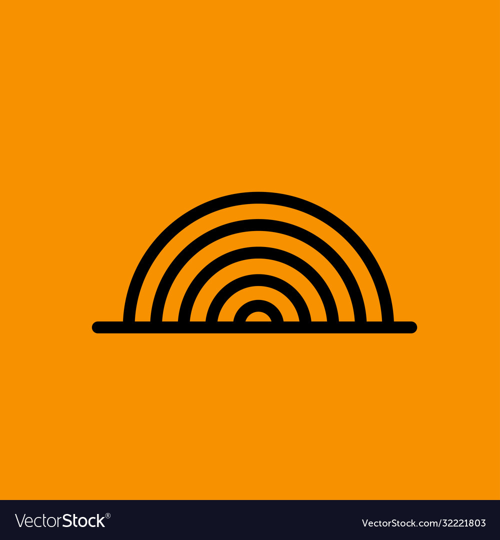 Spring premium icon download template Royalty Free Vector