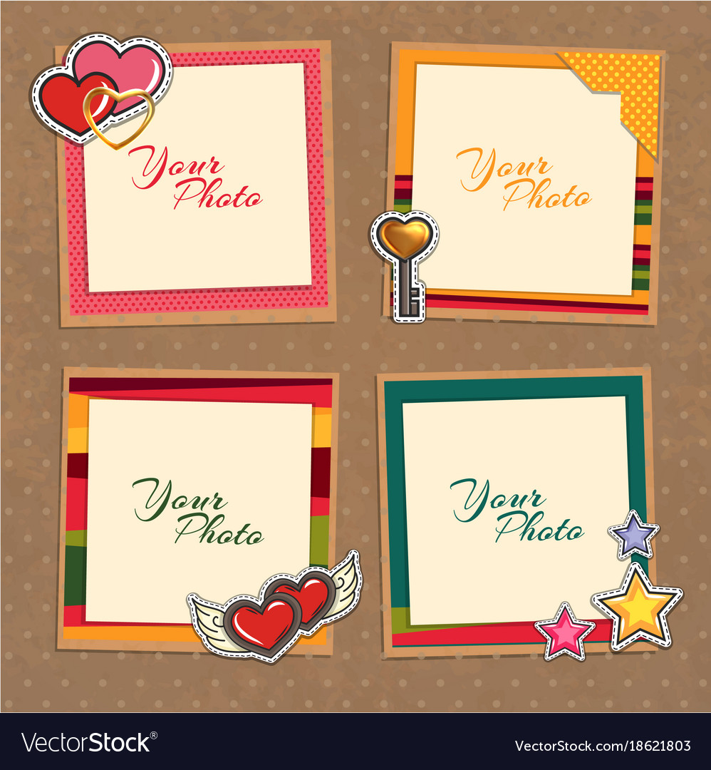 Template frame Royalty Free Vector Image - VectorStock