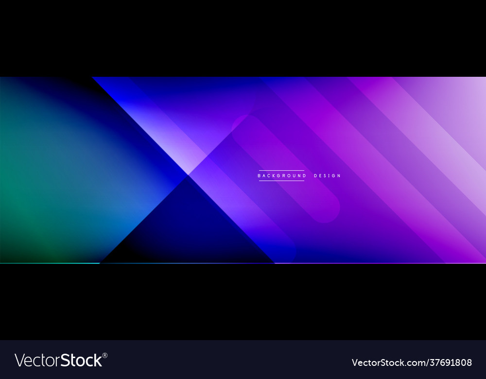 Dynamic lines abstract background 3d shadow Vector Image
