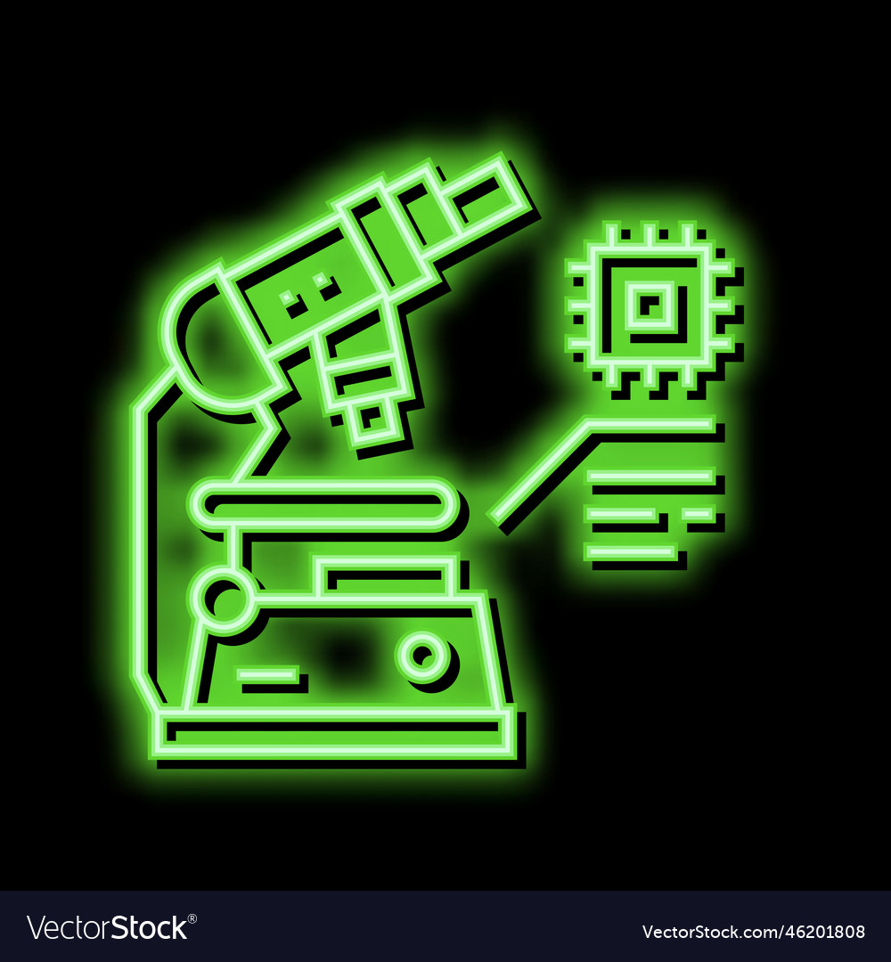 Researching microscope semiconductor manufacturing