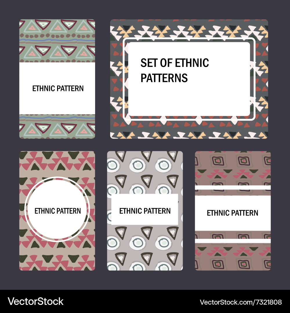 Set of perfect card templates Royalty Free Vector Image
