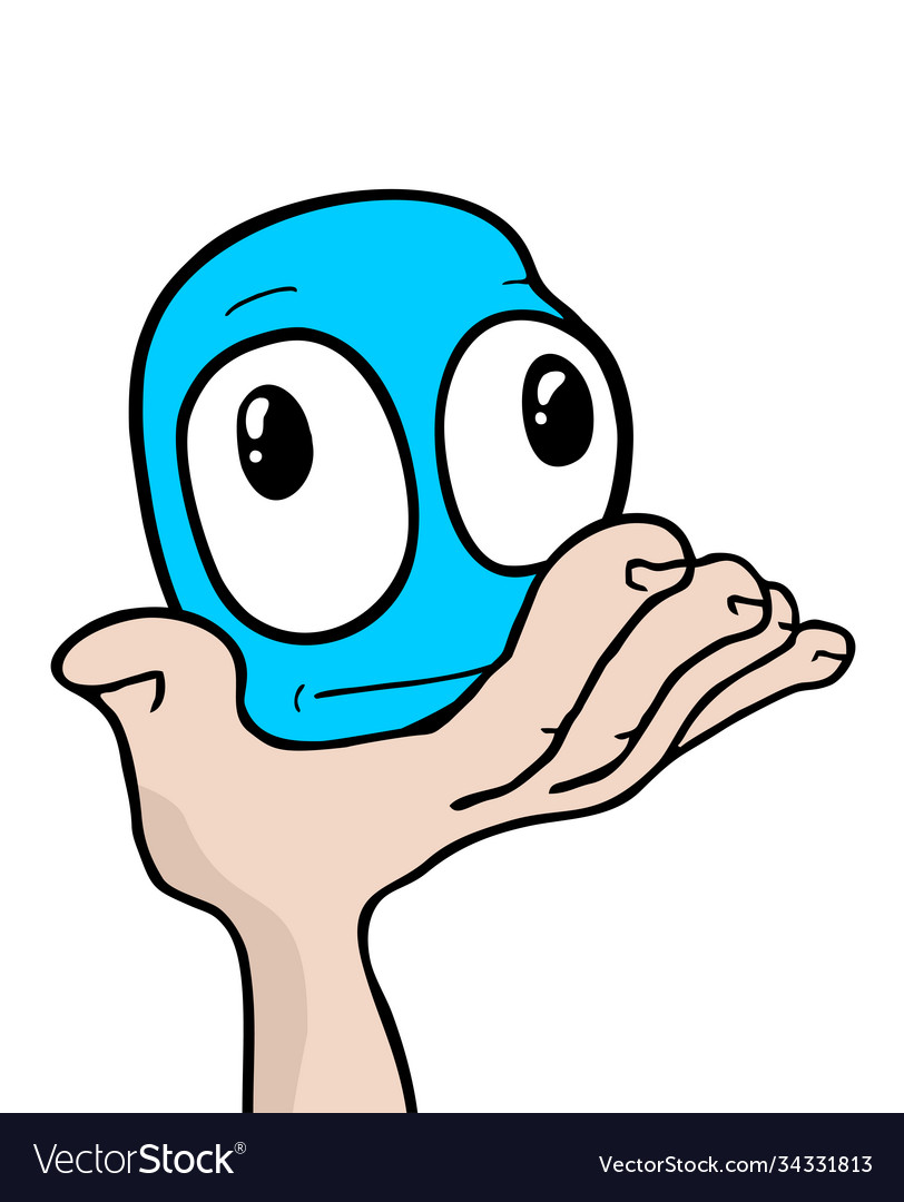 Adorable expression Royalty Free Vector Image - VectorStock