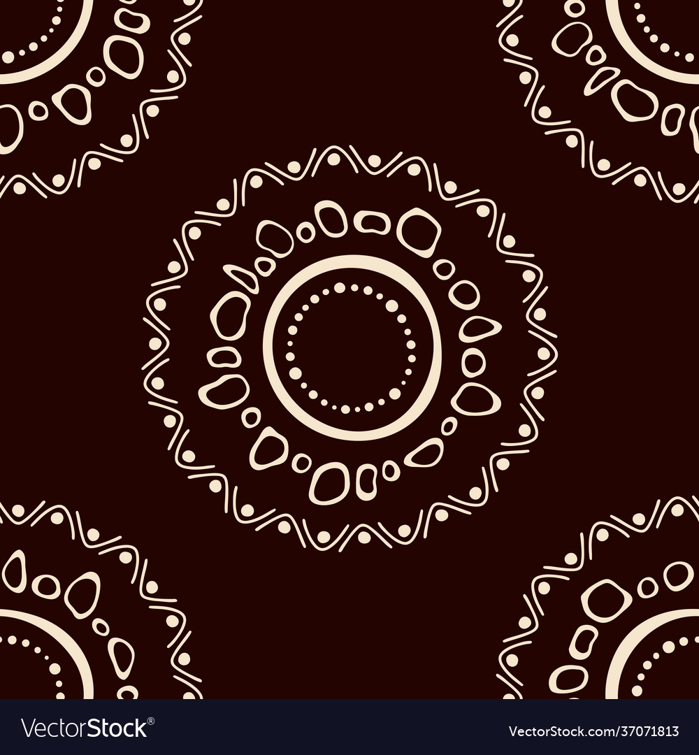 Australian aboriginal seamless pattern Royalty Free Vector