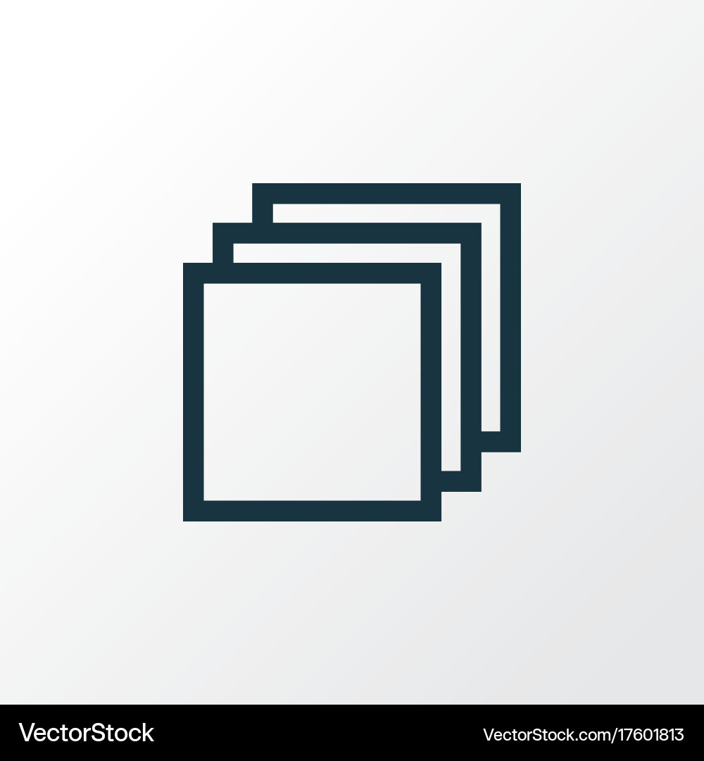 Categories outline symbol premium quality Vector Image