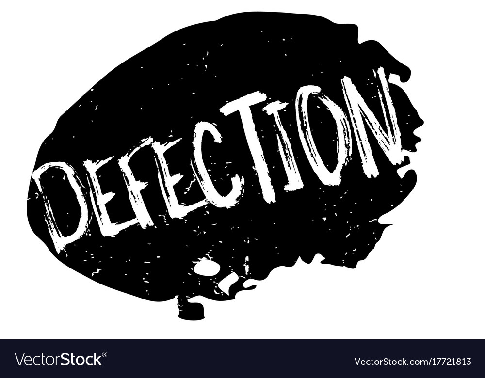 Defection rubber stamp Royalty Free Vector Image