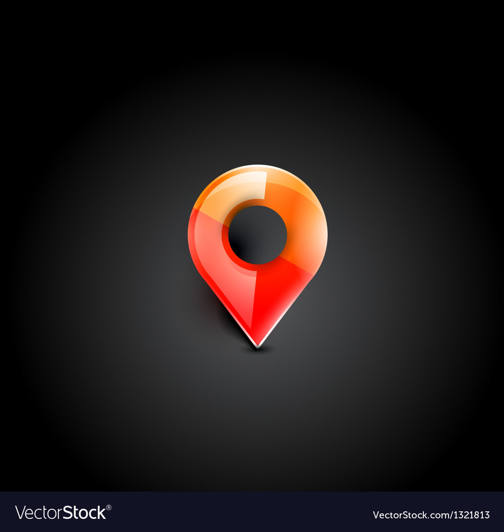Map pointer Royalty Free Vector Image - VectorStock
