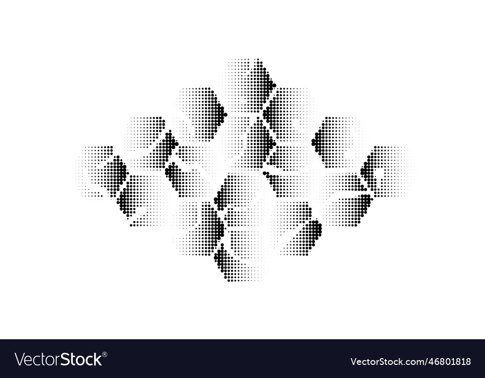 Hexagon halftone pattern honeycomb Royalty Free Vector Image Hexagon halftone pattern honeycomb Royalty Free Vector Image
