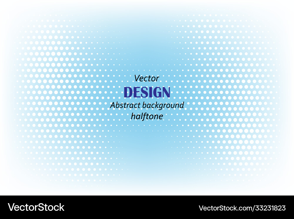 Blue background with dots abstract Royalty Free Vector Image