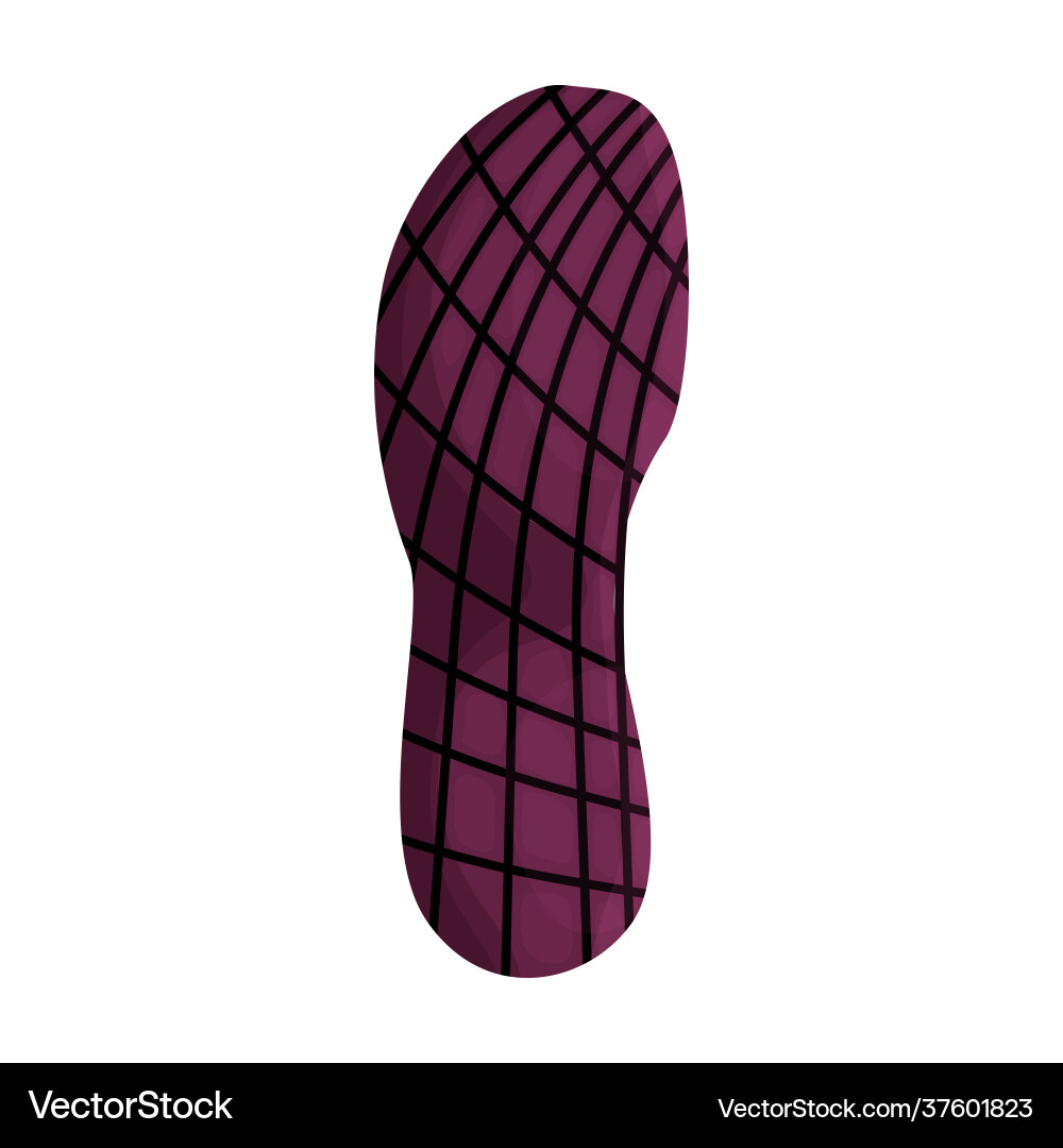 Footprint iconcartoon icon isolated Royalty Free Vector