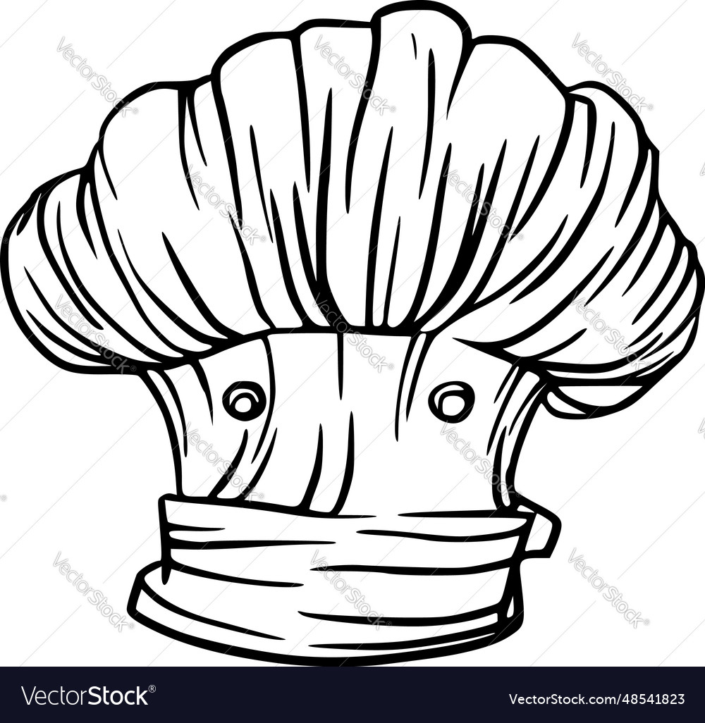 Hat chef Royalty Free Vector Image - VectorStock