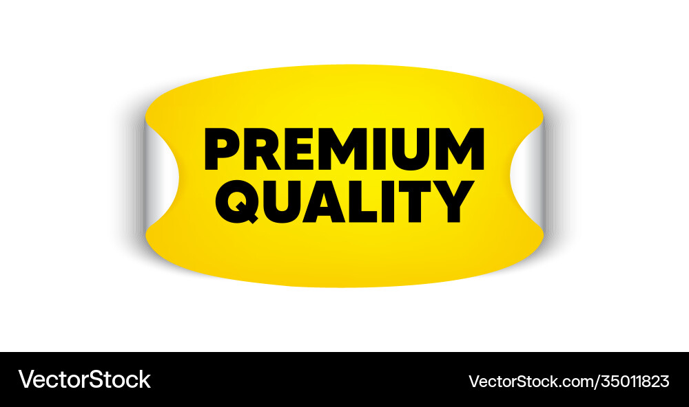 Premium quality high product sign Royalty Free Vector Image