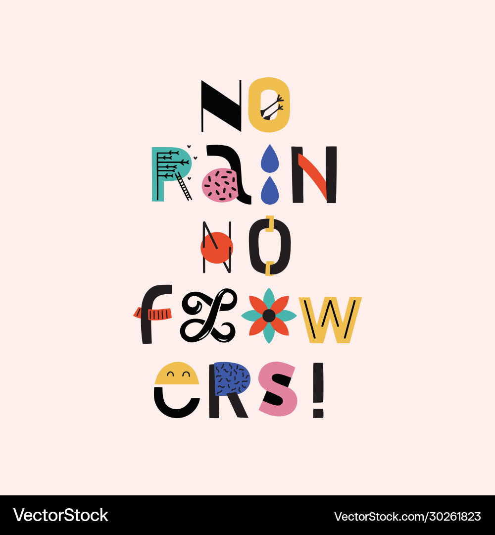 Typography motivational card poster Royalty Free Vector