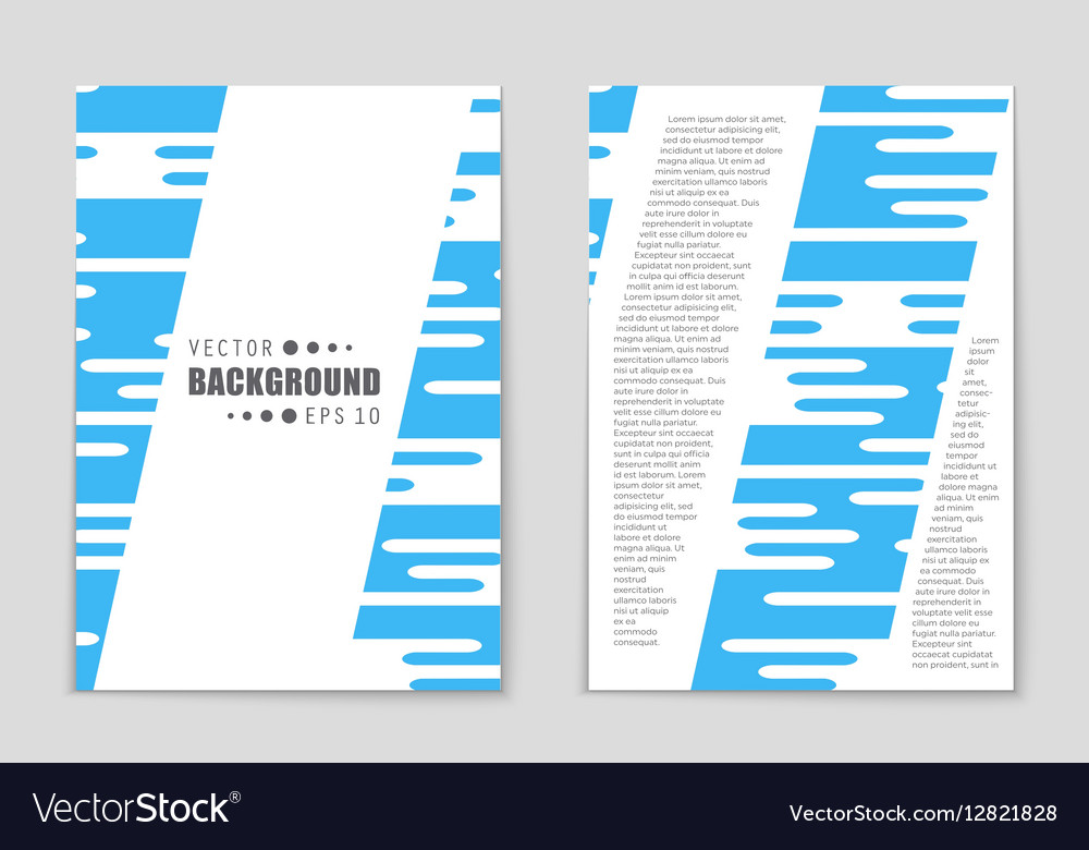 Abstract layout background set for art Royalty Free Vector