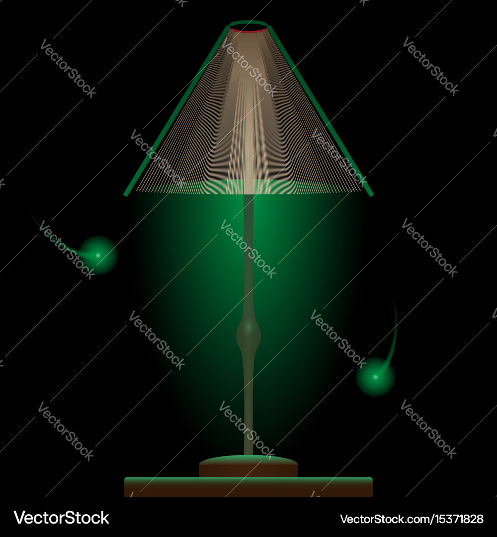 Book light green with glow green firefly Vector Image