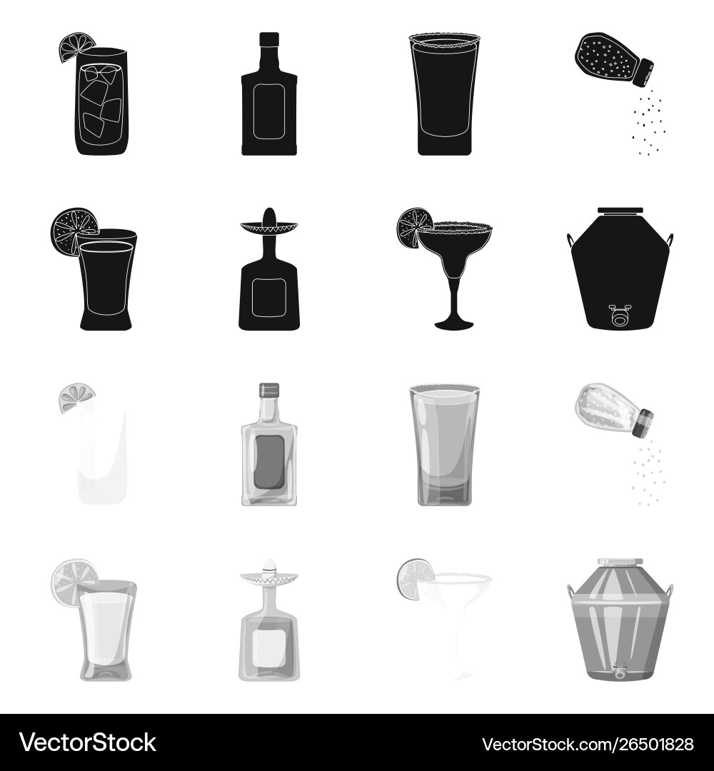 Design cafe and latin logo collection Royalty Free Vector