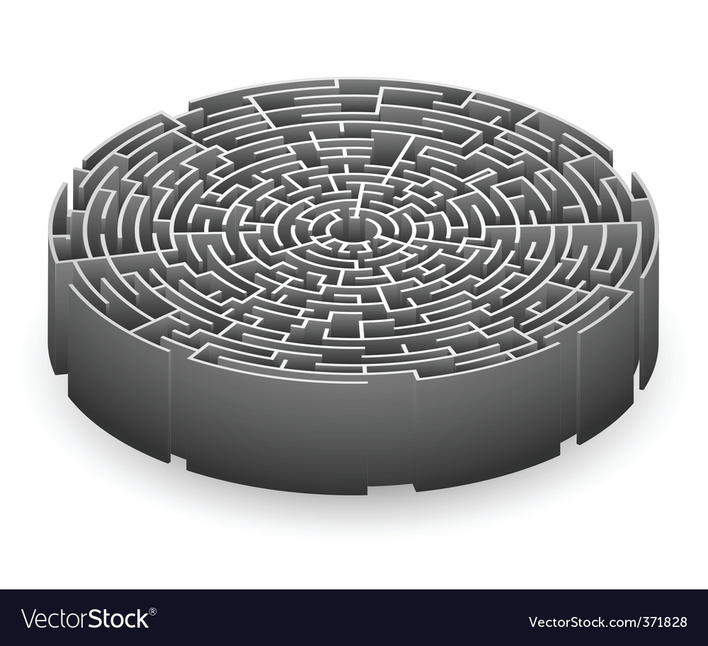Labyrinth Royalty Free Vector Image - VectorStock