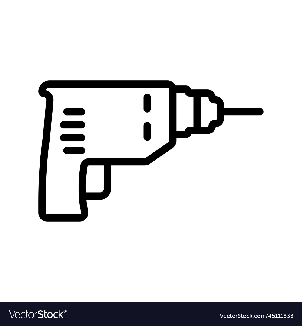 Drilling machine icon Royalty Free Vector Image