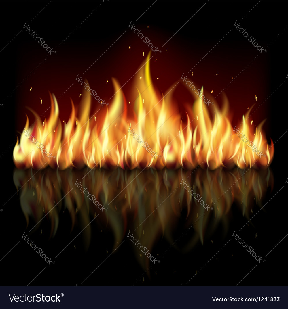 Flame Royalty Free Vector Image - VectorStock