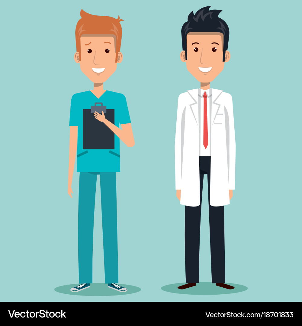 Healthcare professionals design Royalty Free Vector Image