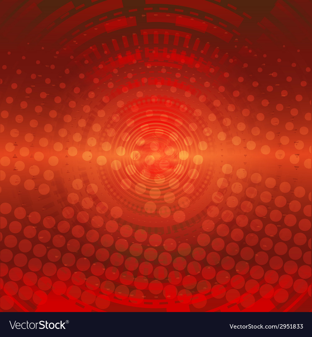 Red technologies background Royalty Free Vector Image