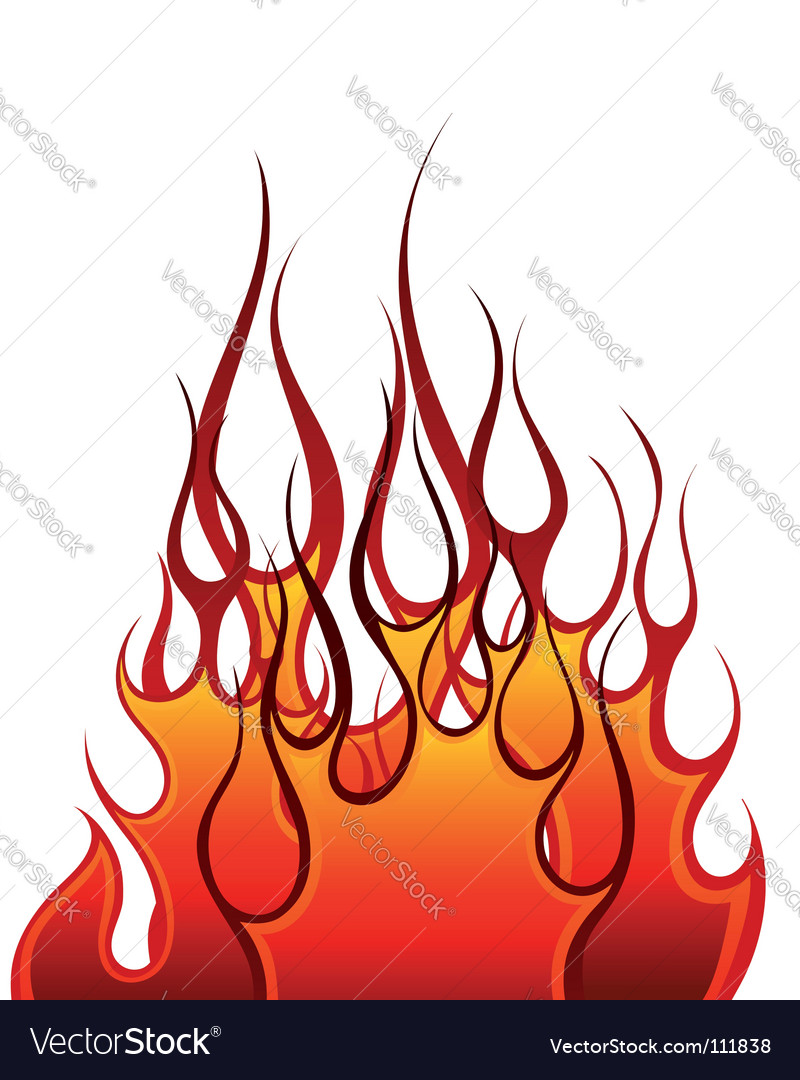 Fire background Royalty Free Vector Image - VectorStock
