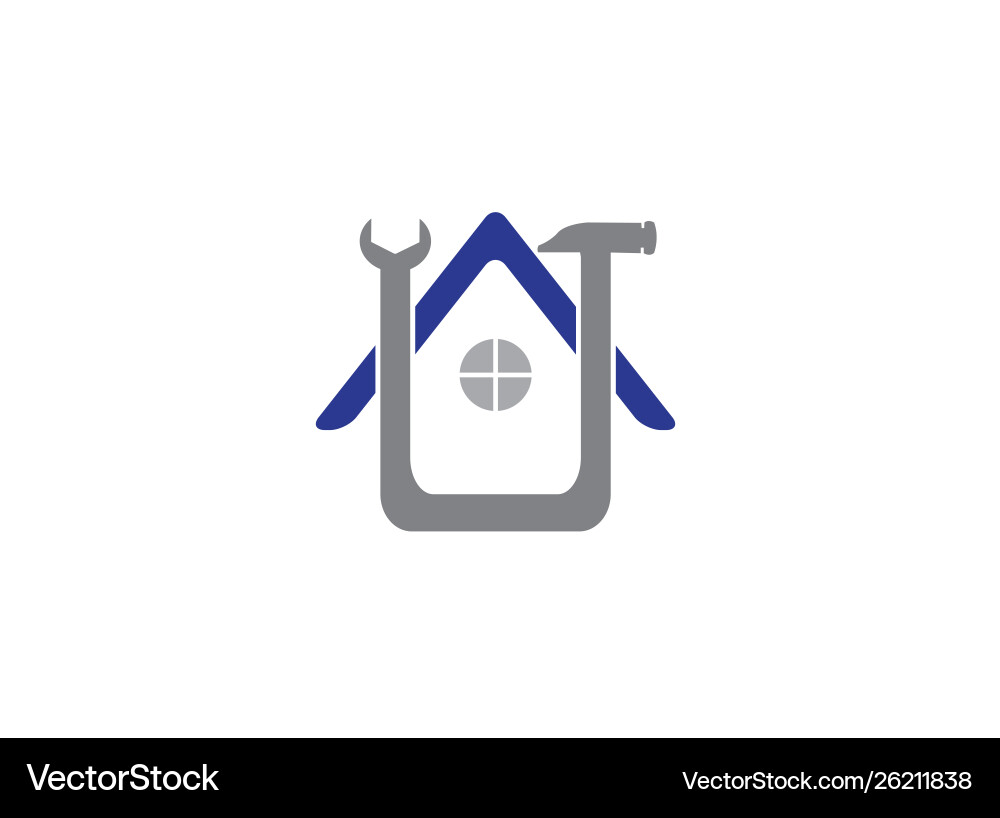 Home service hammer tool house maintenance Vector Image