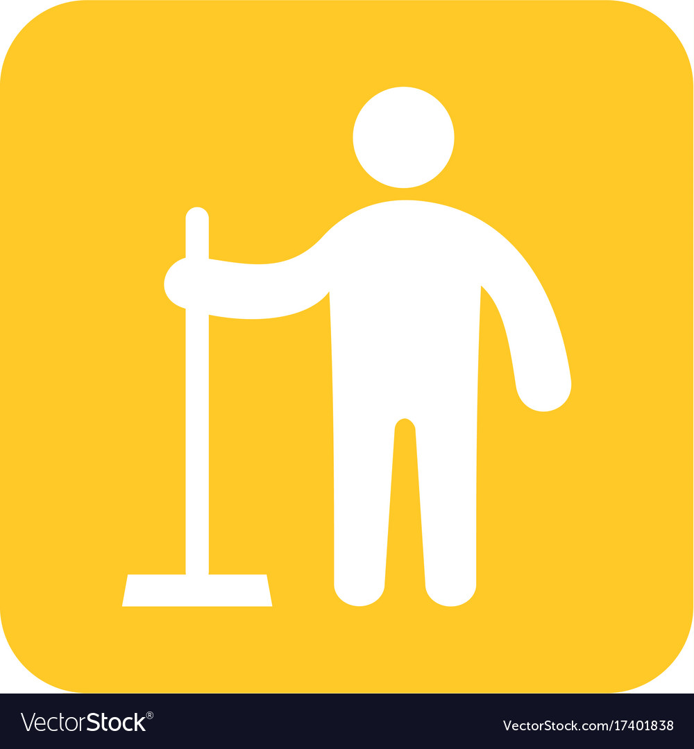 Man holding wiper Royalty Free Vector Image - VectorStock Man holding wiper Royalty Free Vector Image - VectorStock