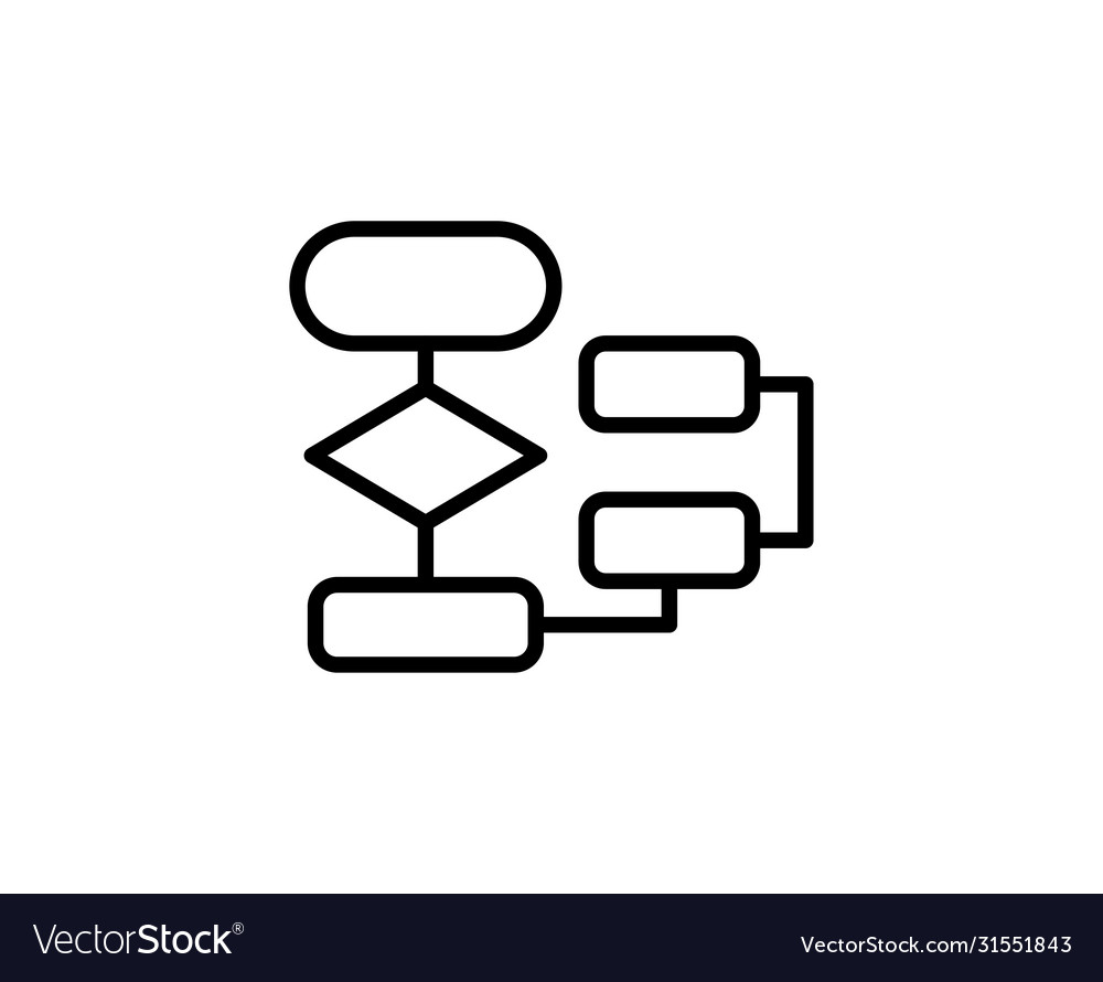 Algorithm line icon Royalty Free Vector Image - VectorStock Algorithm line icon Royalty Free Vector Image - VectorStock