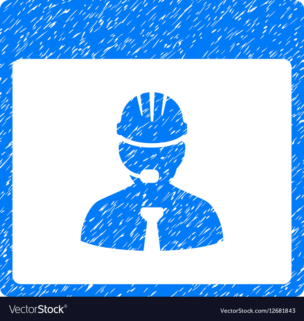 Engineer calendar day grainy texture icon Vector Image Engineer calendar day grainy texture icon Vector Image