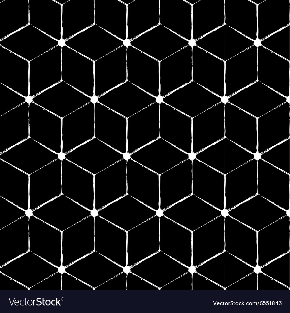 Geometric rough seamless pattern Royalty Free Vector Image