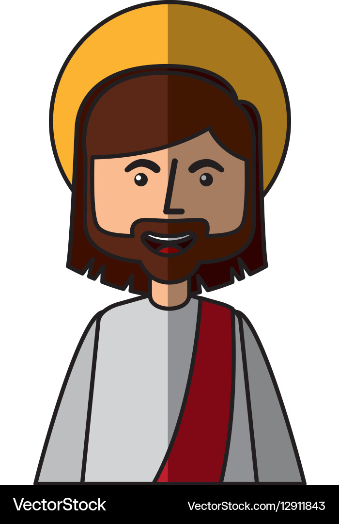 Jesuschrist avatar character icon Royalty Free Vector Image