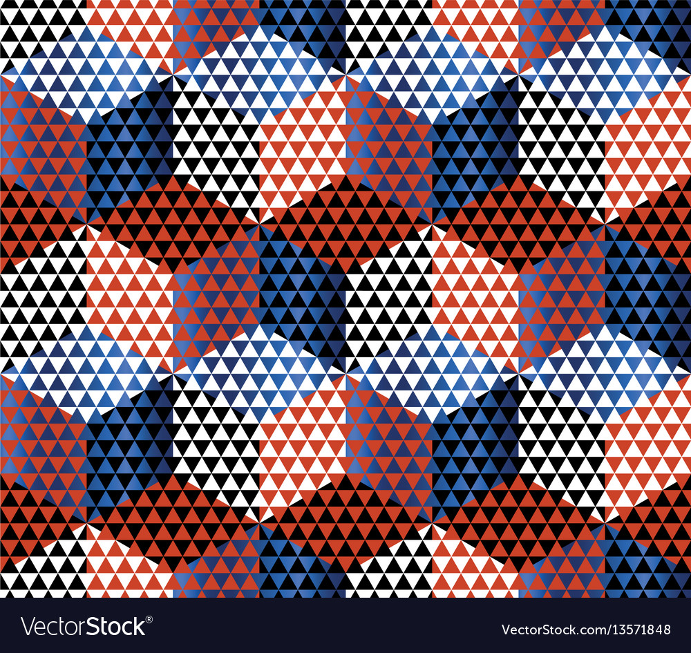 Geometry motif in luxury style seamless pattern Vector Image