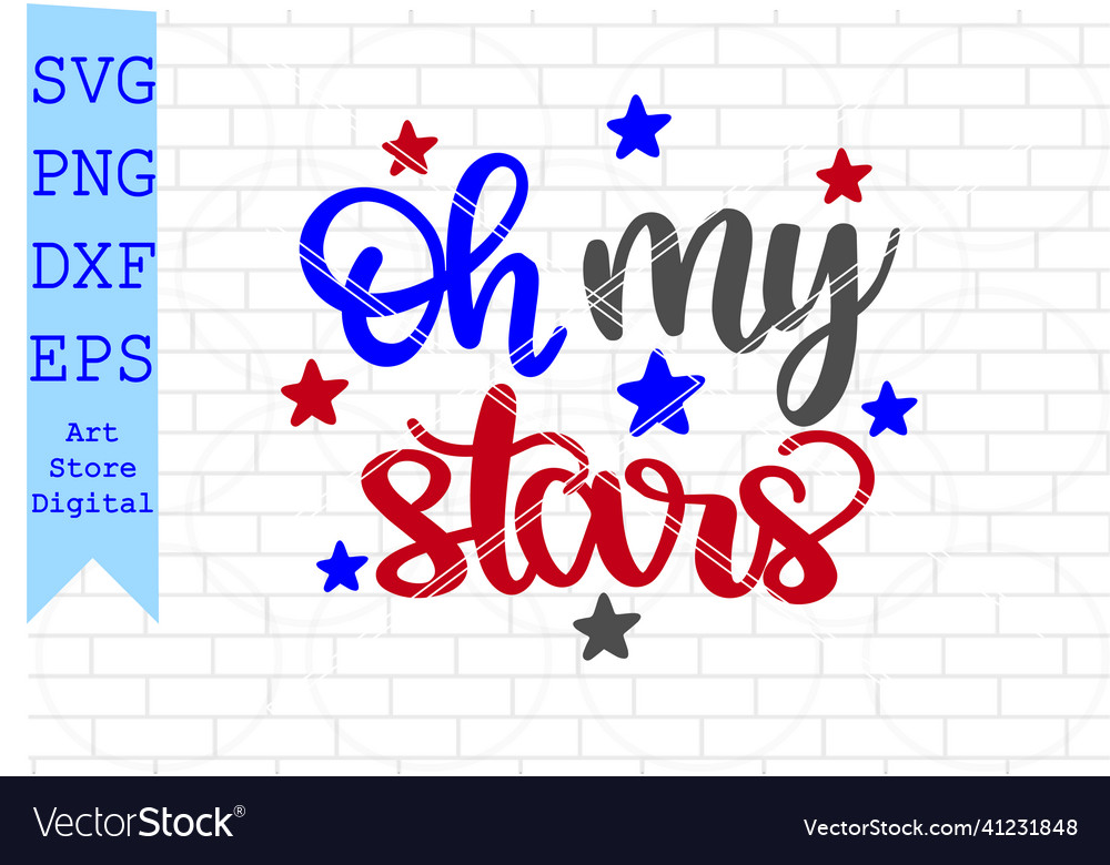 Oh my stars Royalty Free Vector Image - VectorStock