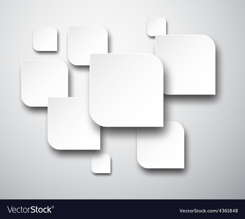 Paper white notes Royalty Free Vector Image - VectorStock