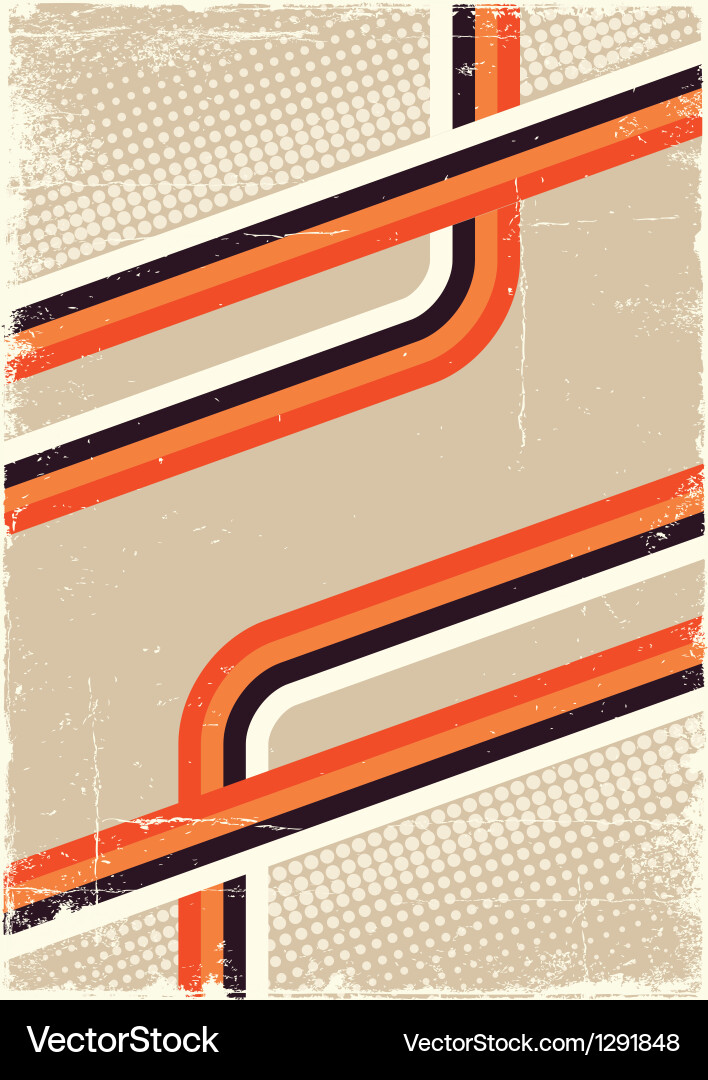 Retro color abstract for design background on old Vector Image