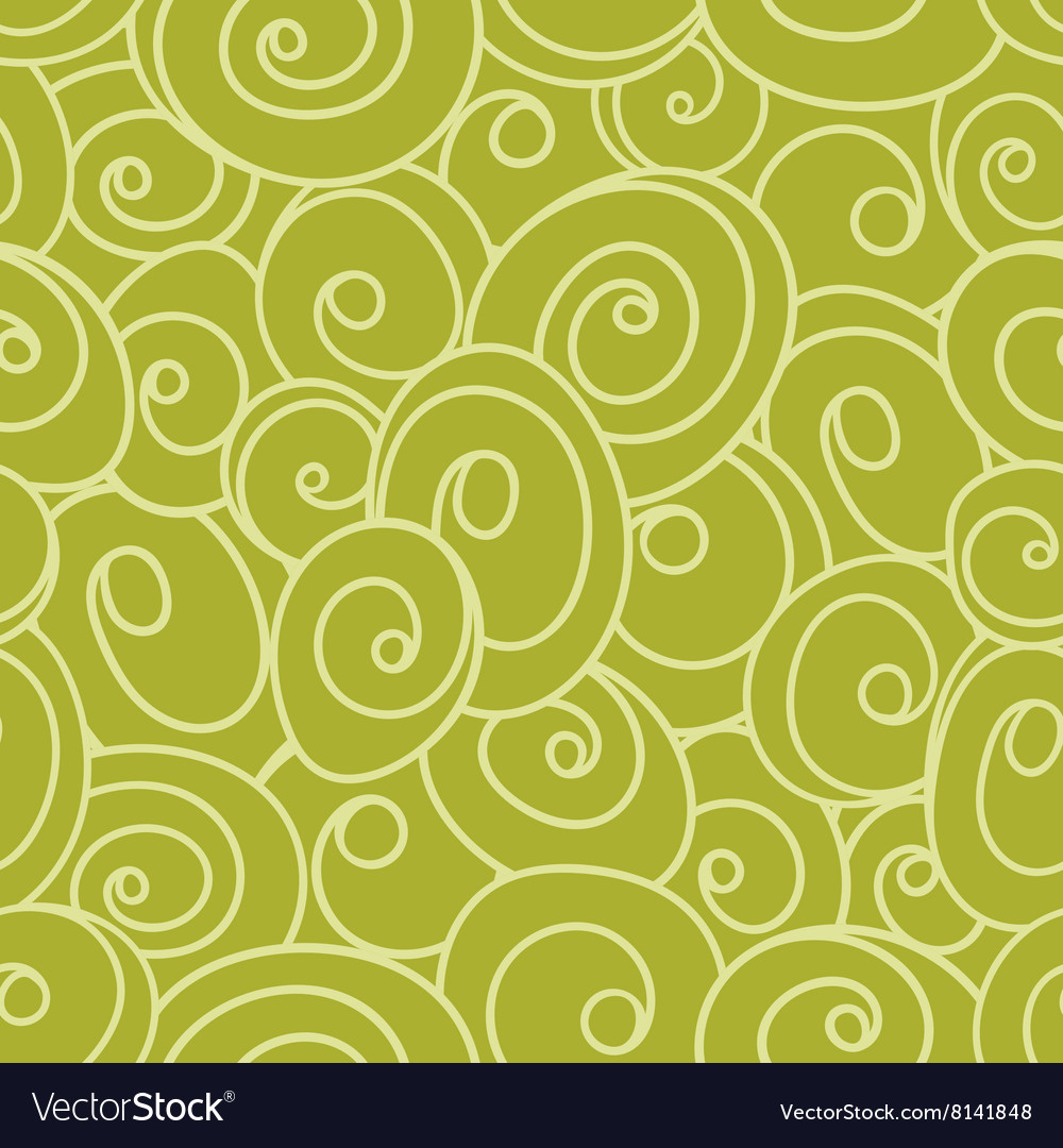 Seamless pattern from circles spirals Royalty Free Vector