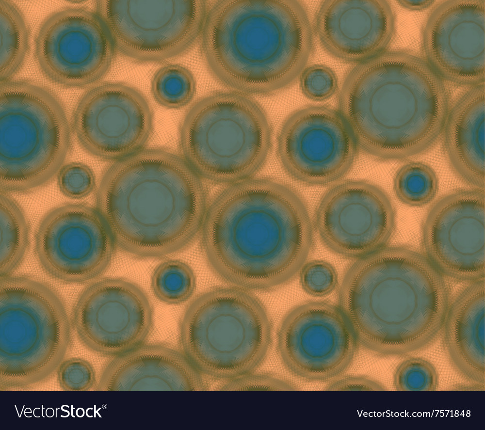 Seamless pattern with round shapes Royalty Free Vector Image