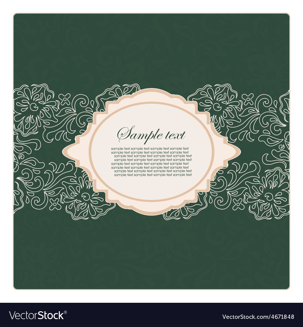 Template frame abstract background Royalty Free Vector Image