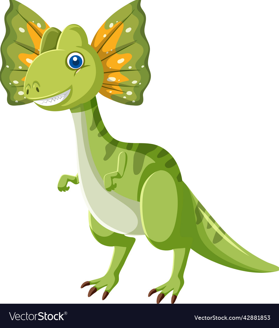 Cute dilophosaurus dinosaur cartoon Royalty Free Vector Cute dilophosaurus dinosaur cartoon Royalty Free Vector