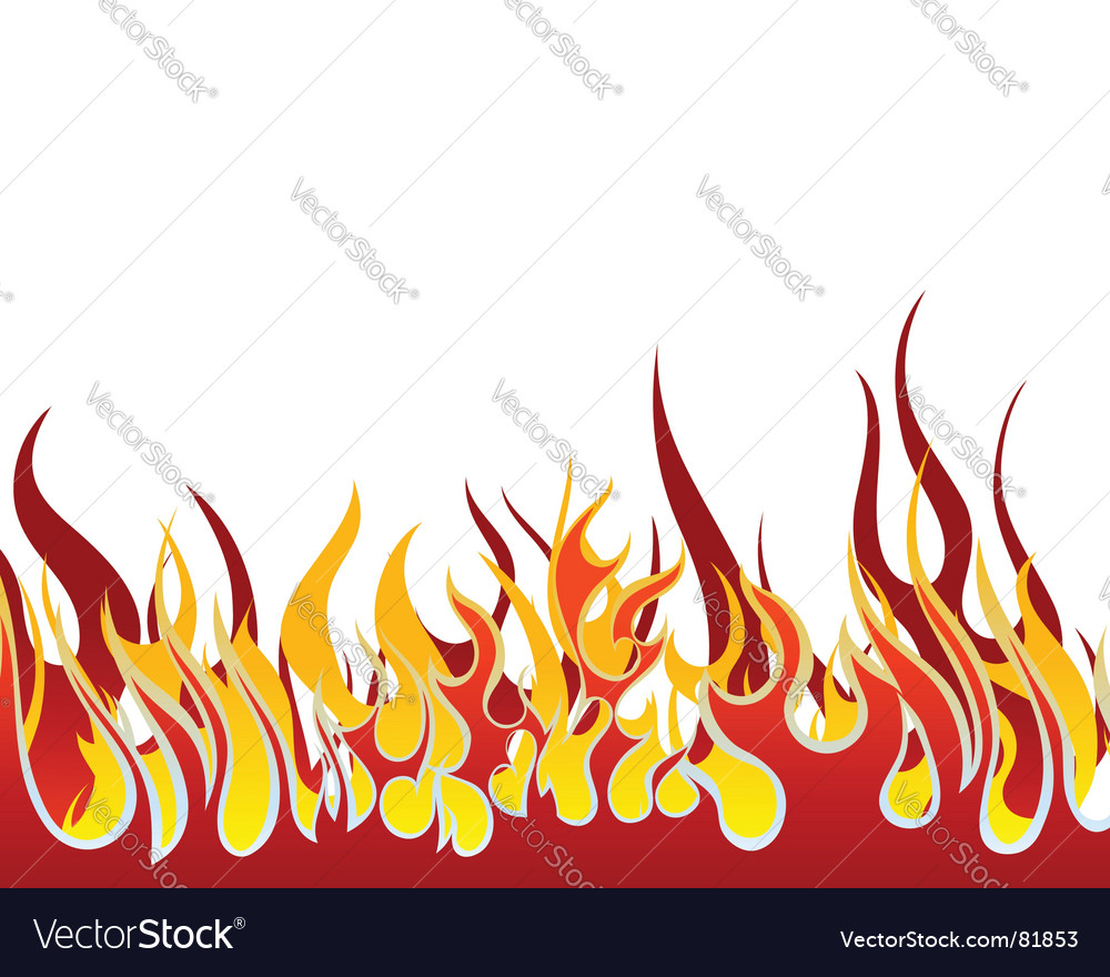 Fire background Royalty Free Vector Image - VectorStock