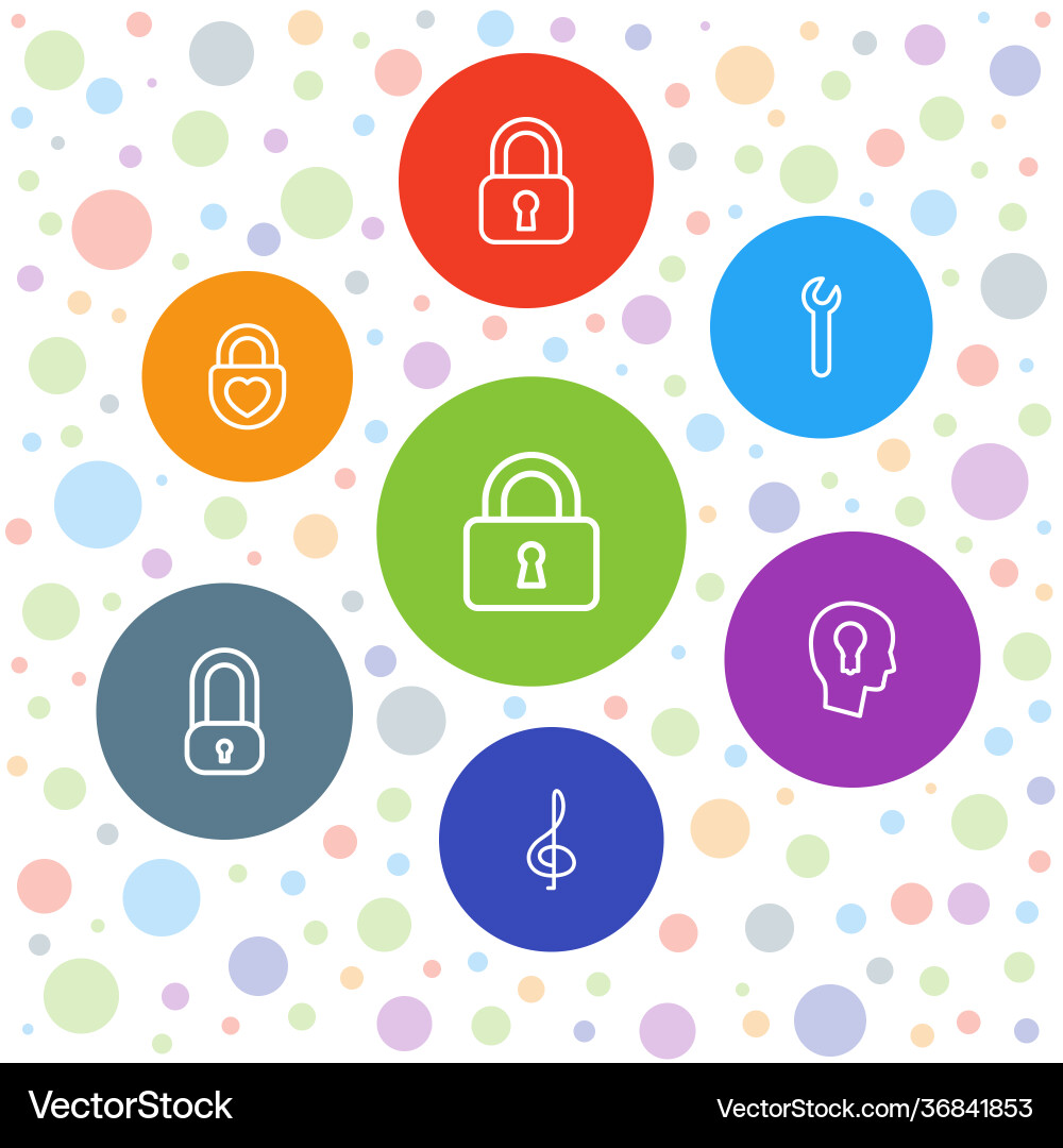 Key icons Royalty Free Vector Image - VectorStock