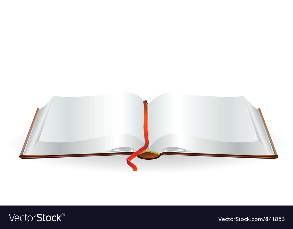 Open book Royalty Free Vector Image - VectorStock