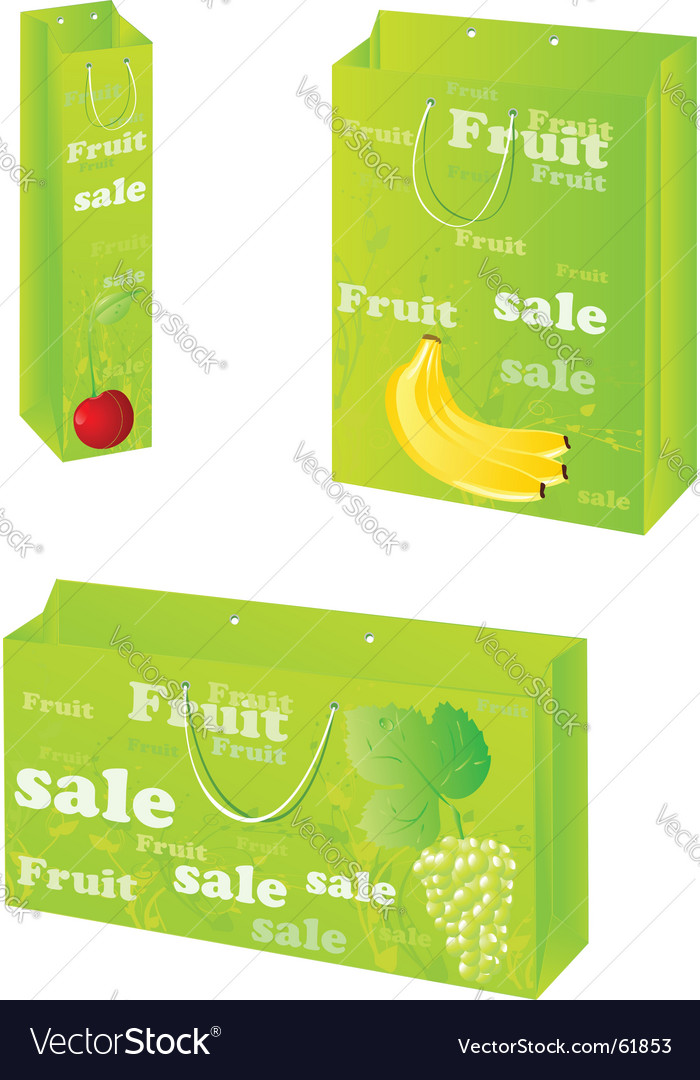 Paper packets Royalty Free Vector Image - VectorStock