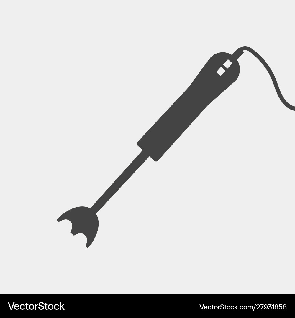 Icon a hand blender on white background home Vector Image
