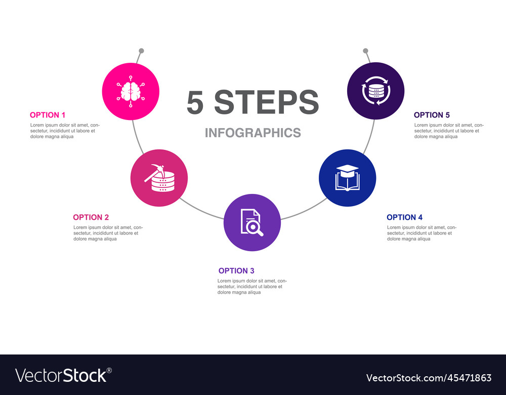 Business intelligence data mining data analytics Vector Image