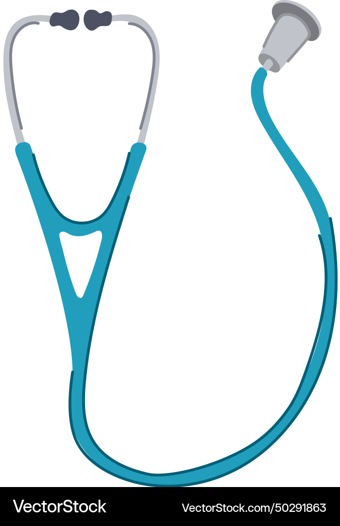Clinic stethoscope cartoon Royalty Free Vector Image